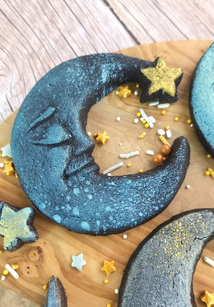 Hangable Man In The Moon Silicone Cookie Mold – Artesão Cookie Molds