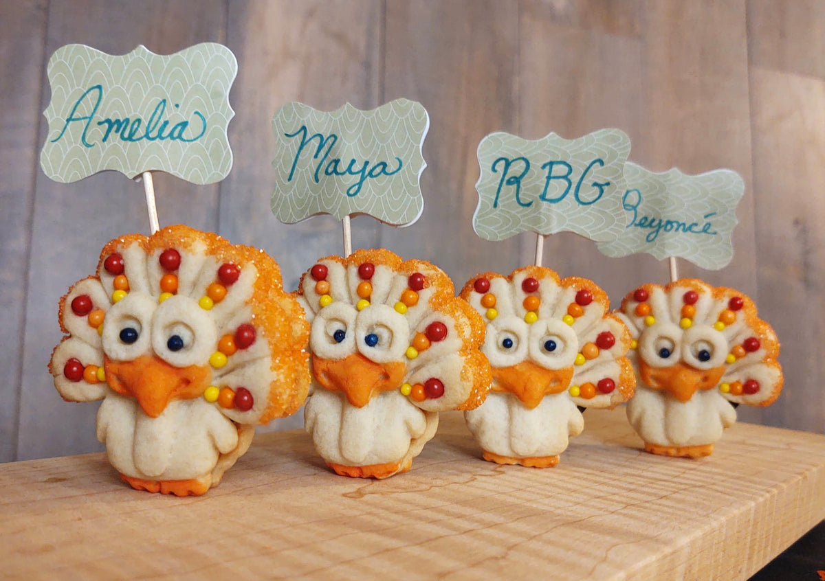 Mini Turkey Silicone Cookie Mold – Artesão Cookie Molds